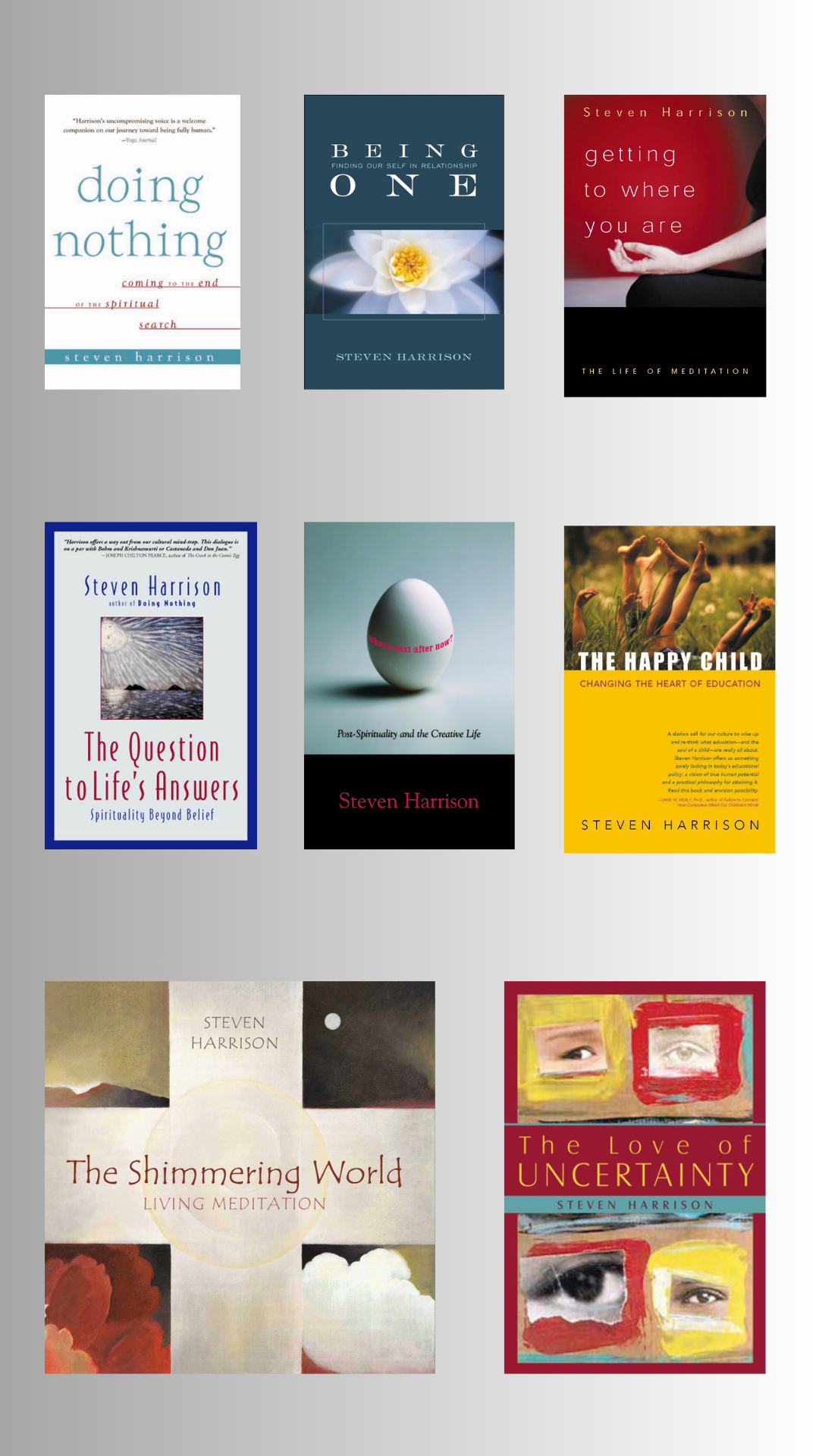 The Steven Harrison Collection – Sentient Publications